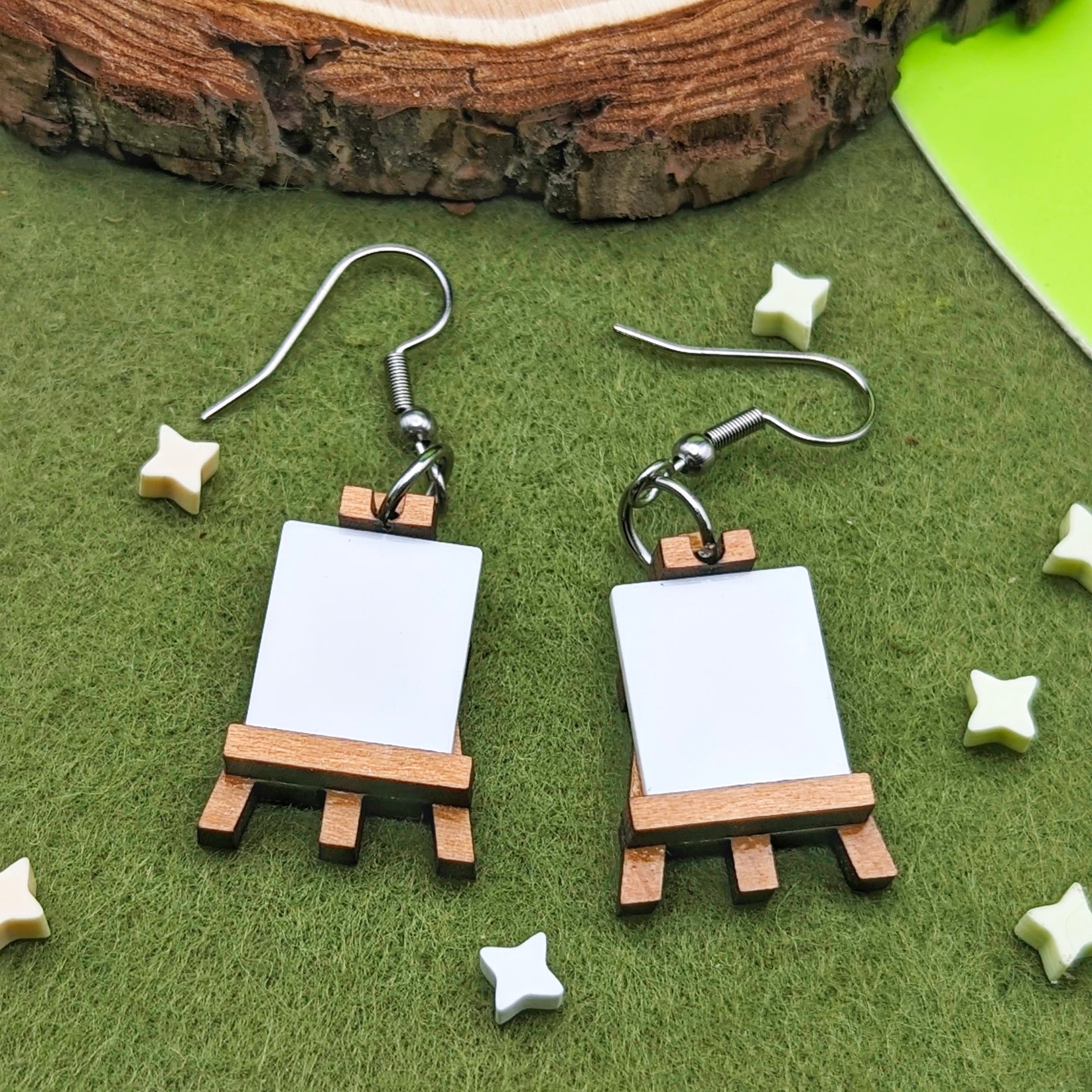Artist's Easel Earrings – Sprites' Hollow