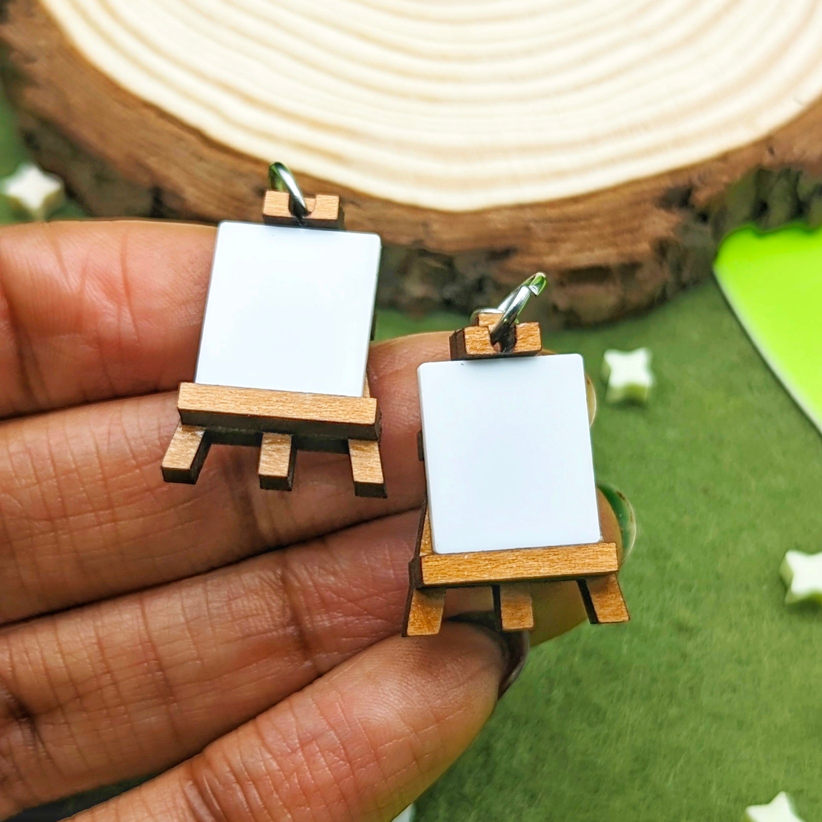 Artist's Easel Earrings – Sprites' Hollow